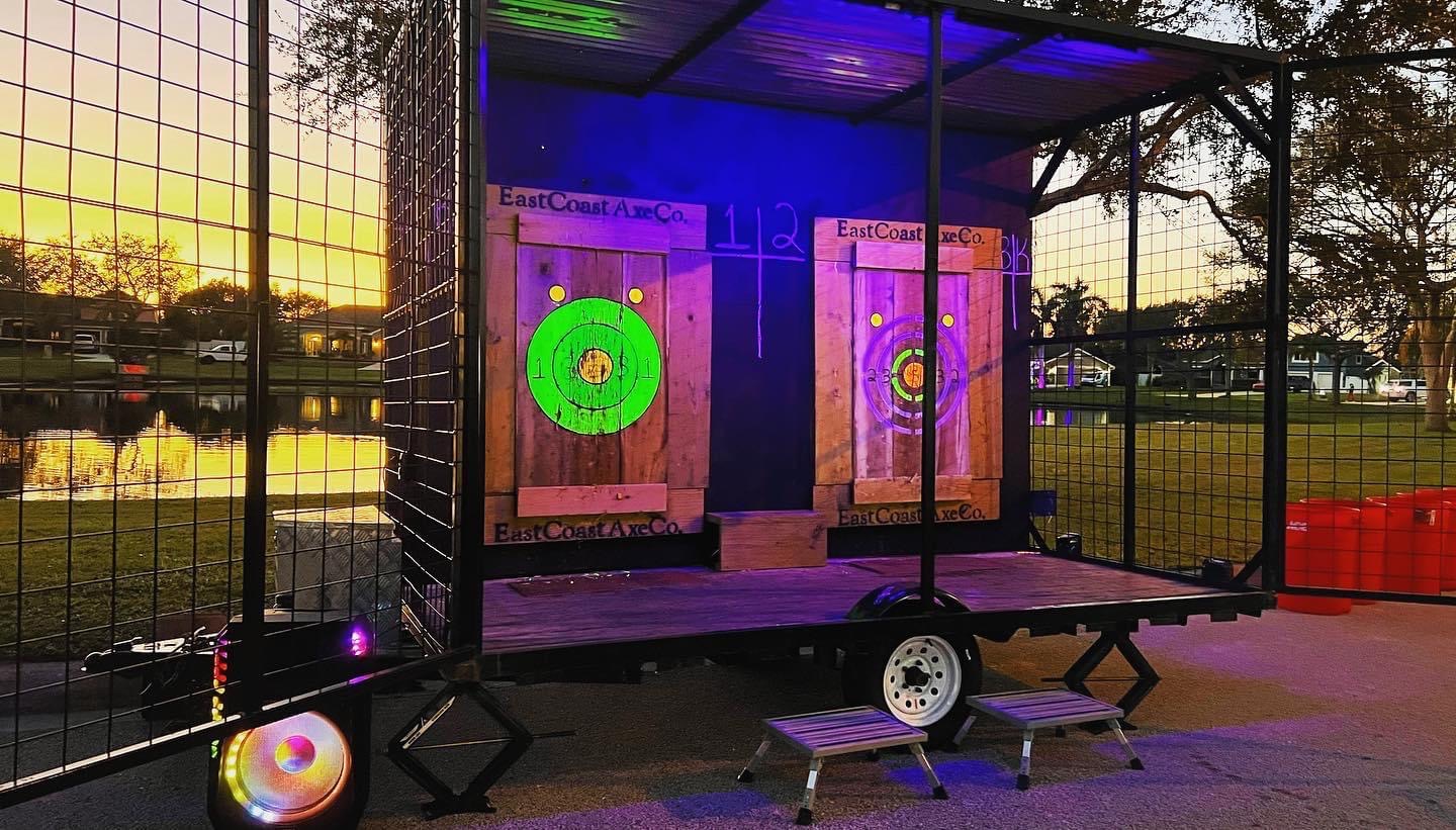 Standard Axe Throwing Experience - Best Bounce House and Water Slide ...