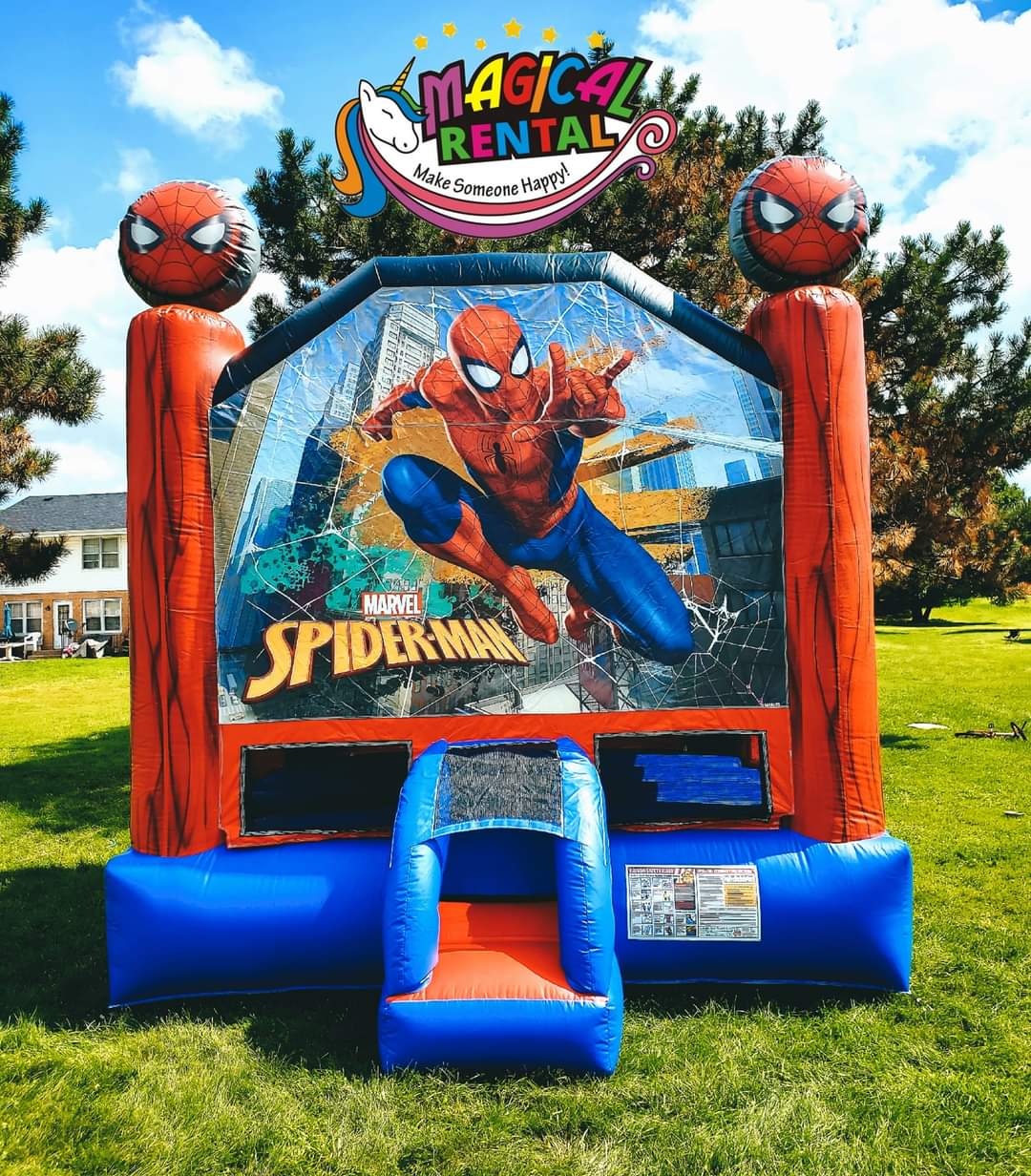 Spider-Man Bounce House - Bounce House Rental in Minnesota | Magical ...