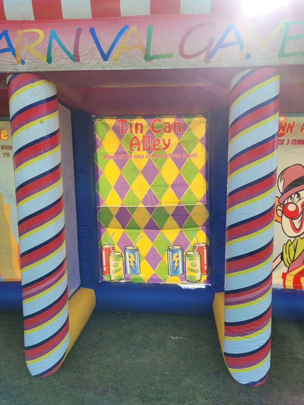 3 in 1 carnival/funfair games inflatable stall - Bouncy Castle Hire in ...