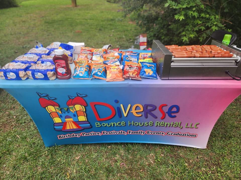 Party Food Package(s) - Rentals in Covington Conyers | Diverse Bounce ...