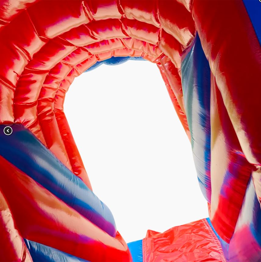 3D Superhero Castle slide combo | Swansea & Pembrokeshire