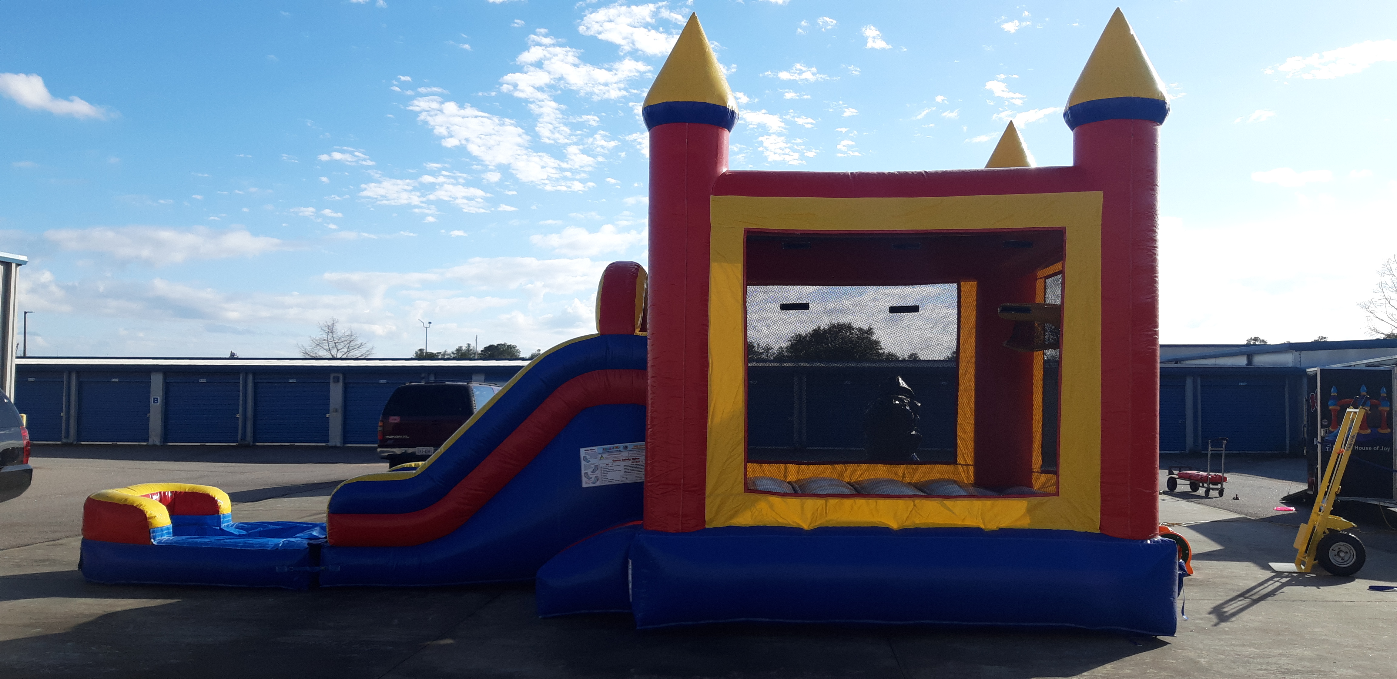 30 x 13 x 15 Front Slides Unisex combo - Hire in Va | Bounce House of ...
