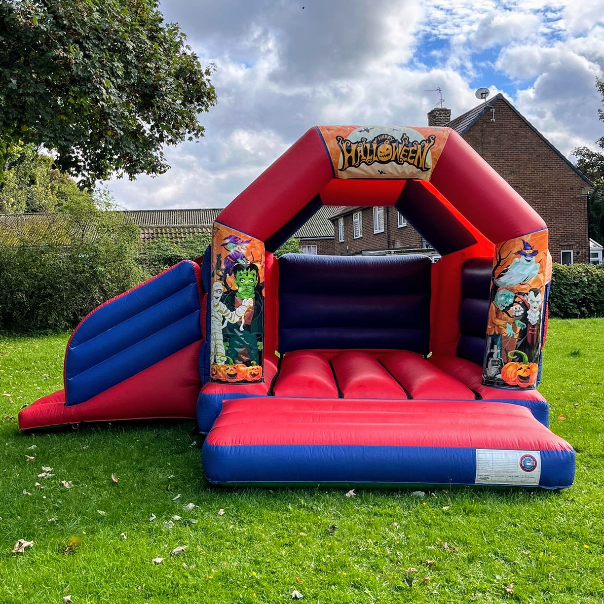 Spooktacular Halloween Castle Slide / Combo - Inflatable, Bouncy Castle ...