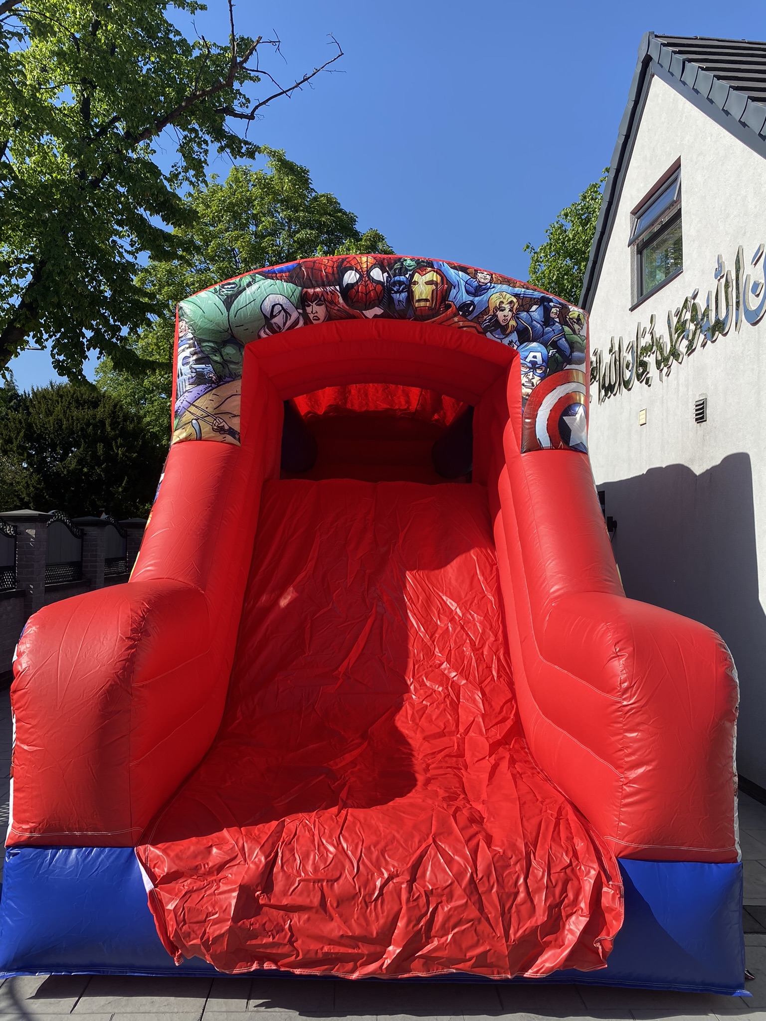 12ft wide 36ft long Super Hero Obstacle Course - Bouncy Castle ...