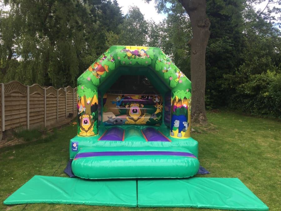 10ftx12ft Jungle Bouncy Castle - Bouncy Castle Hire, soft play hire ...