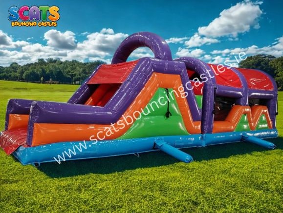 Rock Climbing Obstacle Course (Orange & Purple)