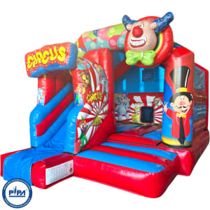 3D Circus Slide Combo - Bouncy Castle Hire, Disco Domes, Nightclubs ...