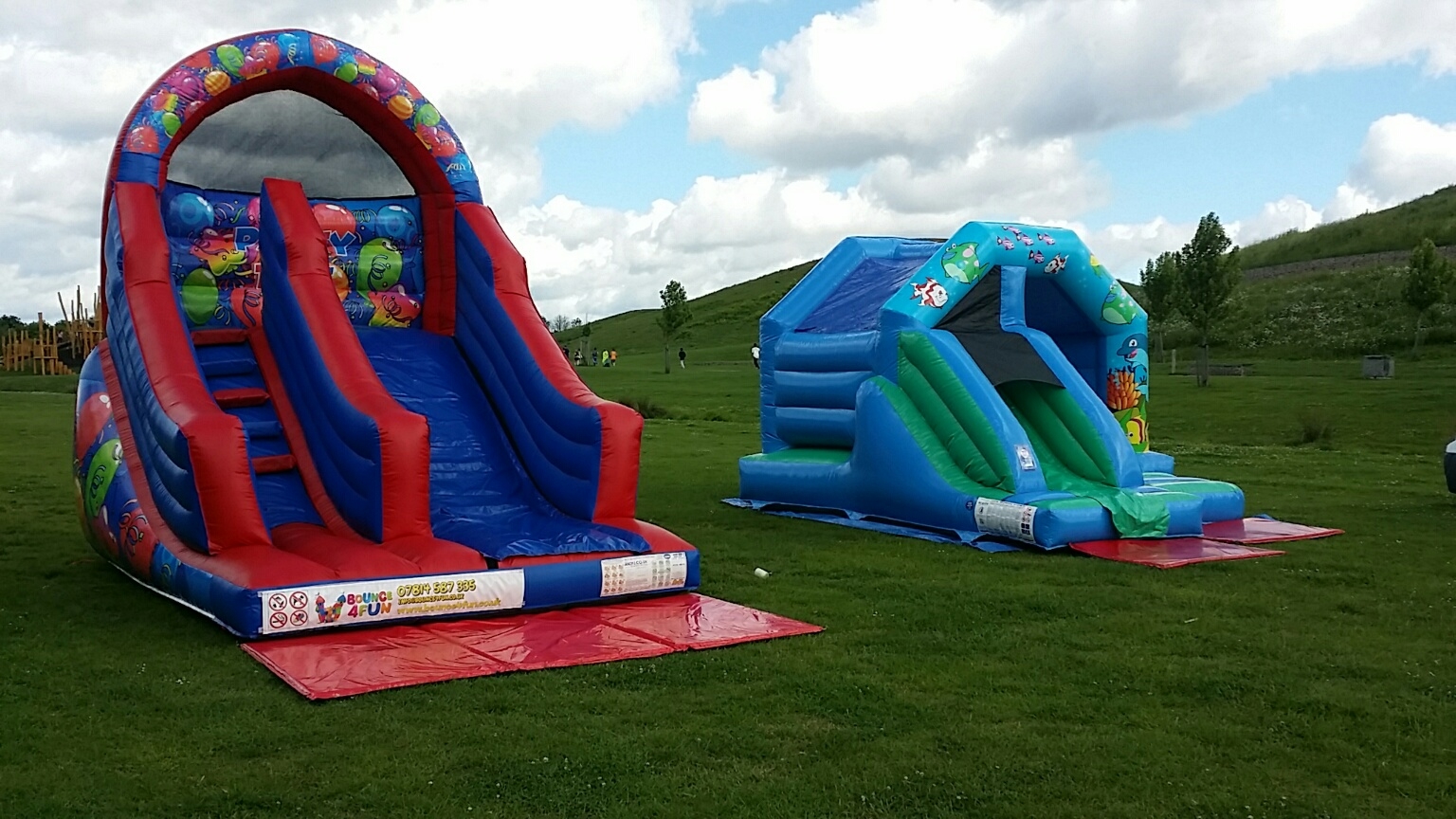 Bouncy Slide 12ft x 15ft x 15ft - Bouncy Castle Hire in Buckinghamshire ...