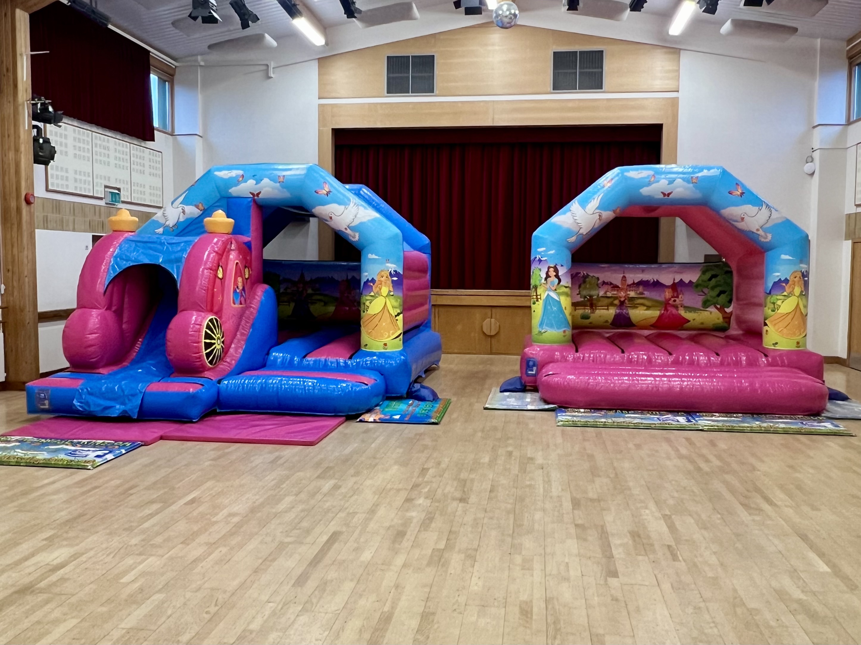 Princess Bouncy Castle + 3D Bounce and Slide Package - Bouncy Castle ...