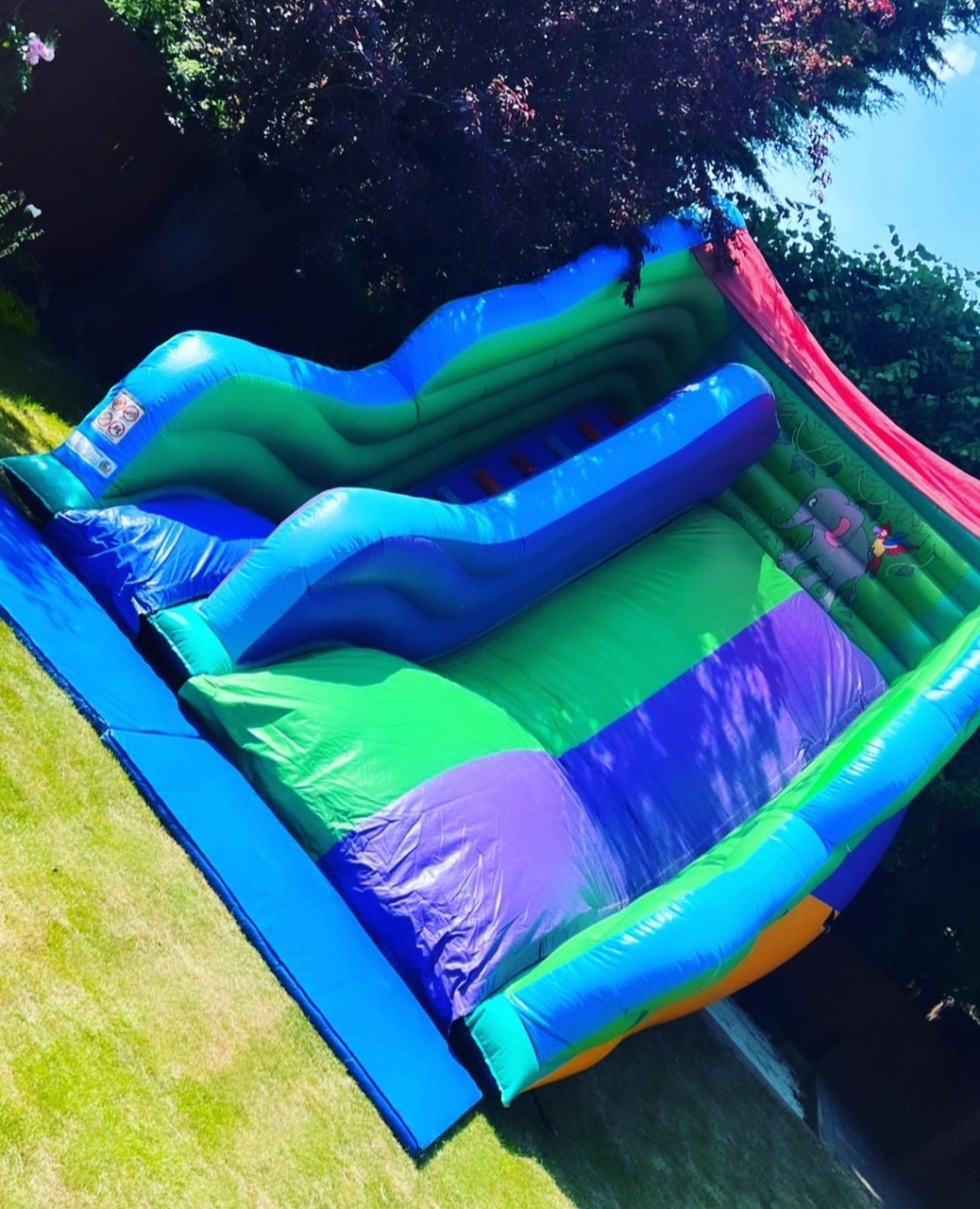 Jungle Mega Slide 24ft x 19ft x 17ft - Hire in Leicestershire | Blaby ...