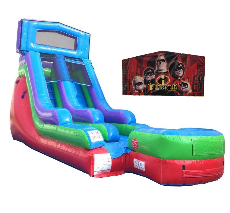 The Incredibles16ft Retro Slide - Hire in Atlanta, Austell, Mableton ...