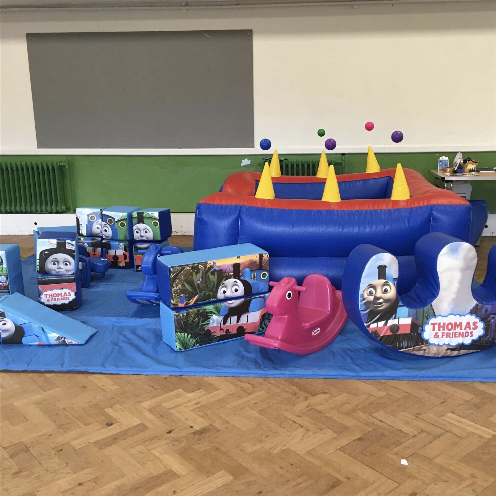 12ft by 10ft Train Themed Bouncy Castle - Bouncy Castle and Soft Play ...
