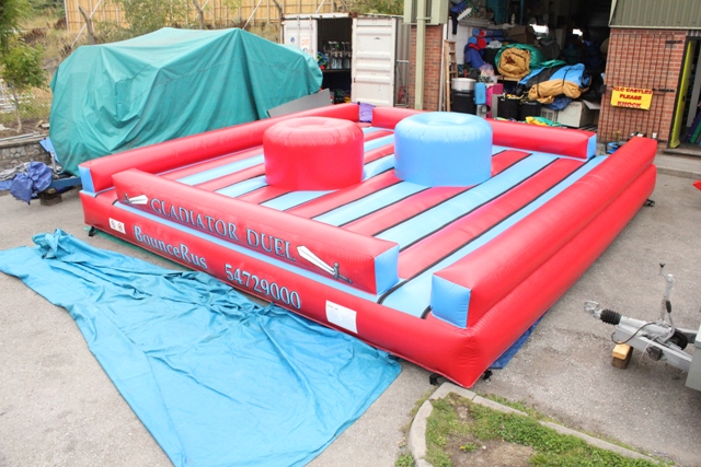 Gladiator with inflatable pods - Bouncy Castle Sales in the UK ...