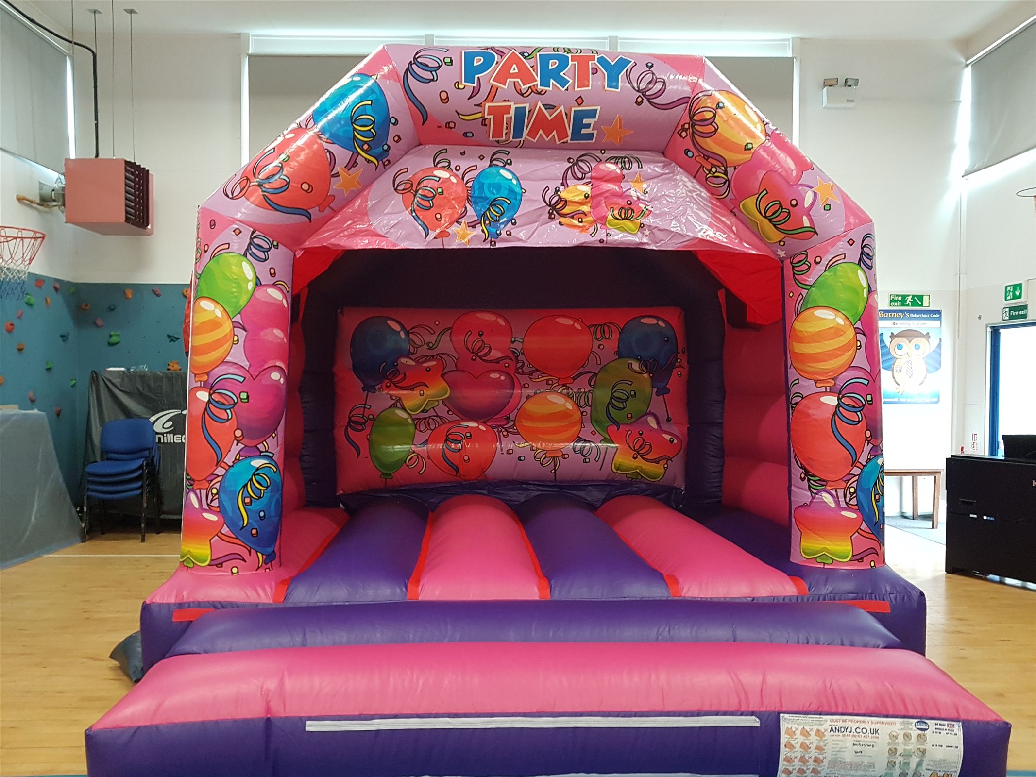 Party Theme 12x12 Childrens Bouncy Castle - Bouncy Castles in Stockport ...