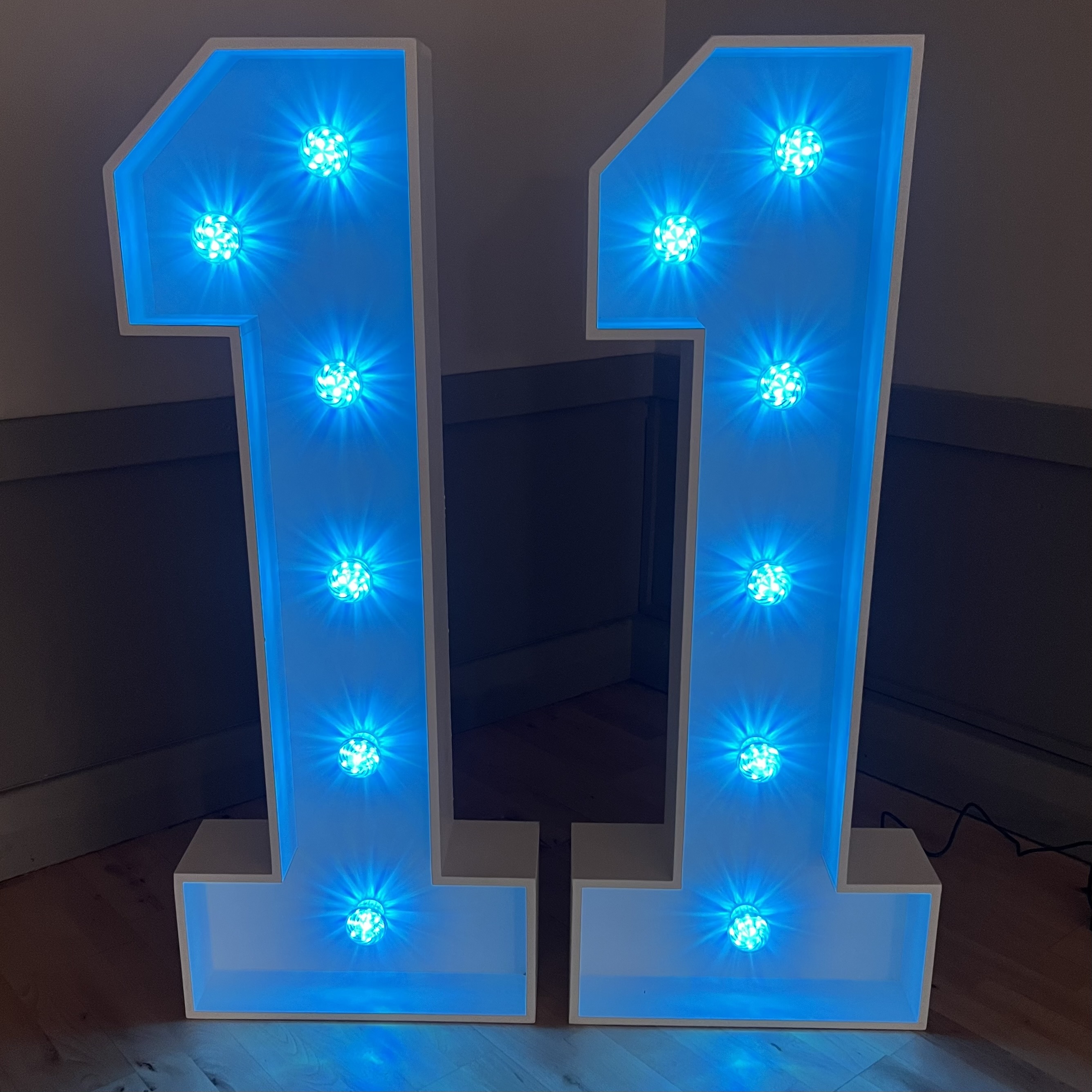 Light-Up LED Number 11 - Bouncy Castle Hire in Crowborough, Tunbridge ...