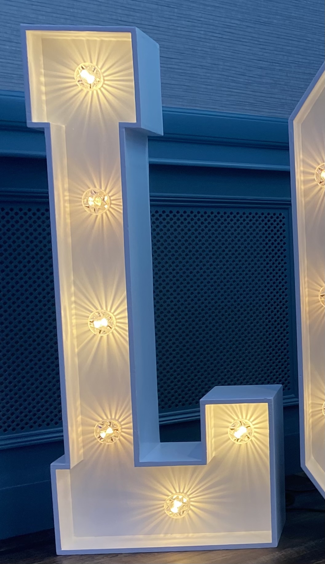 Light Up Letters - Hire, Balloon Displays, Bouncy Castle, Soft Play in ...