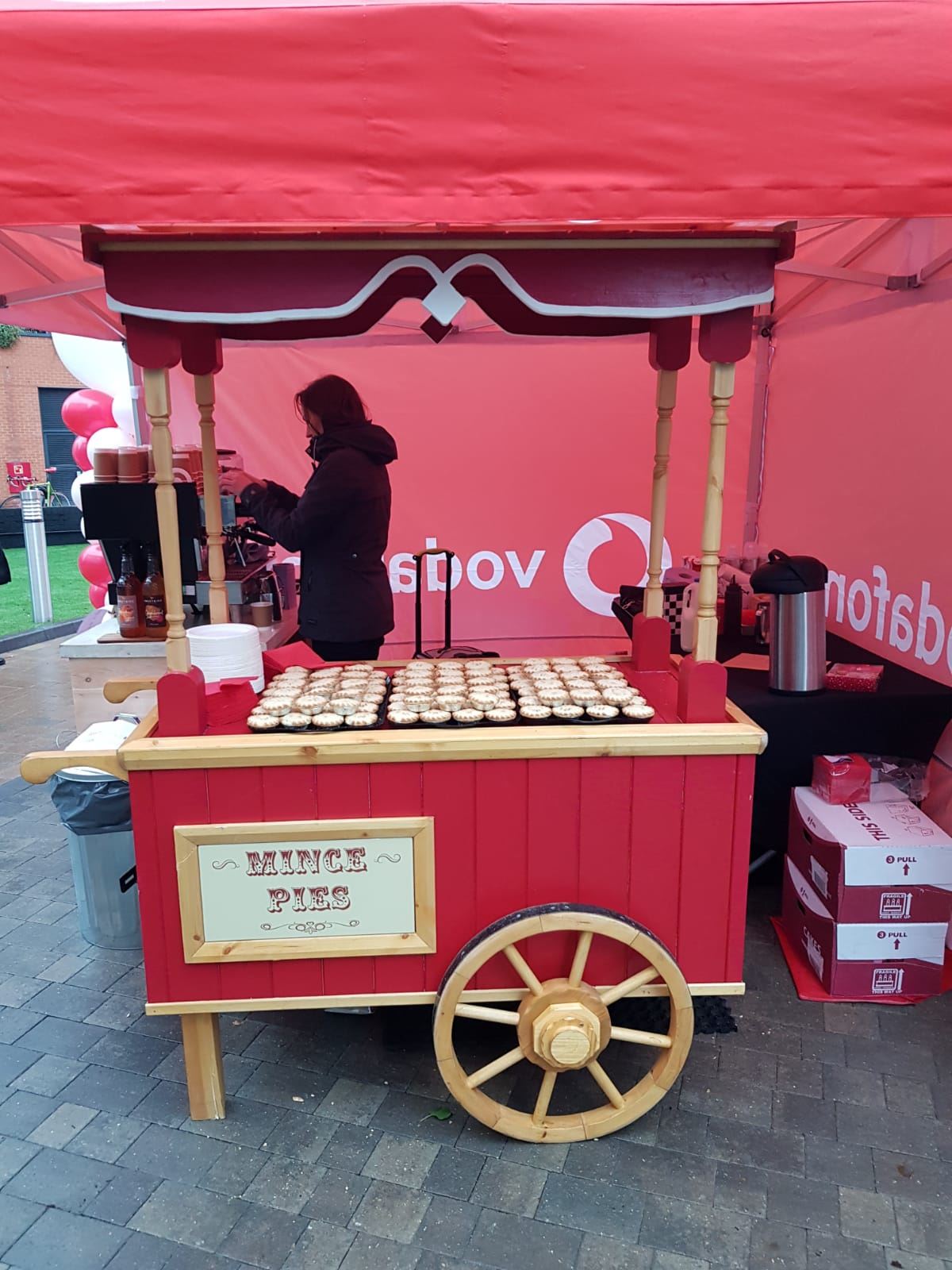 Mince Pie Cart For Hire Mince Pie Stand Rental Prices Uk