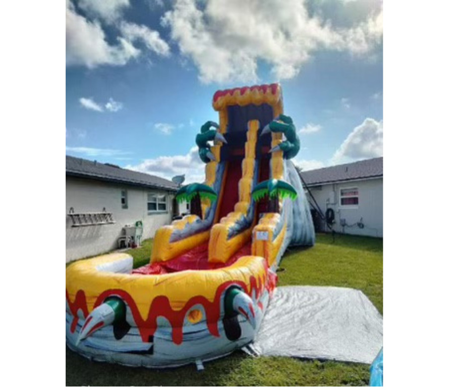T-REX WATERSLIDE - Hire in IN | JUMP CITY