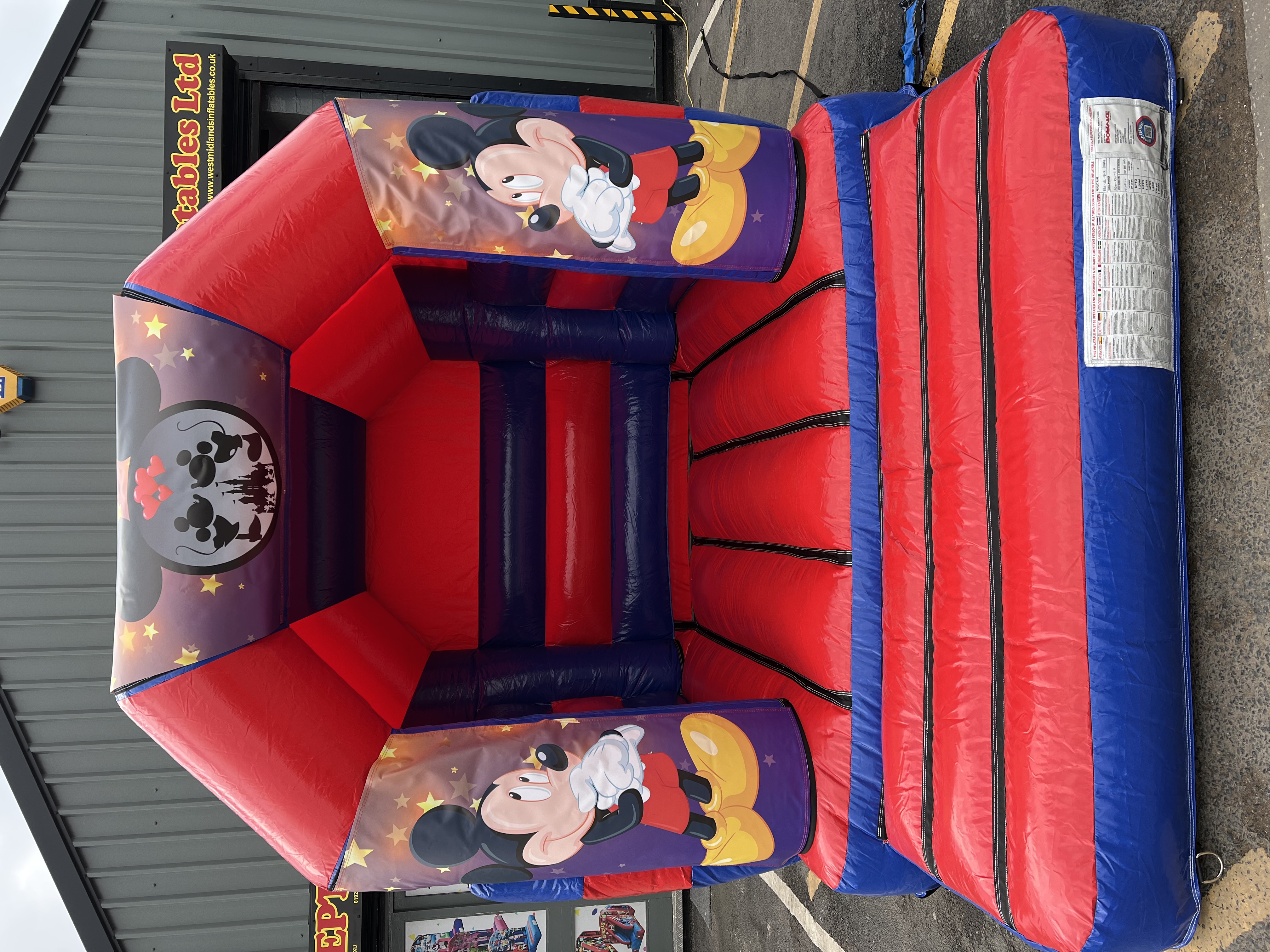 9ft x 11ft Mickey Mouse Bouncy Castle - Bouncy Castles in West Midlands ...