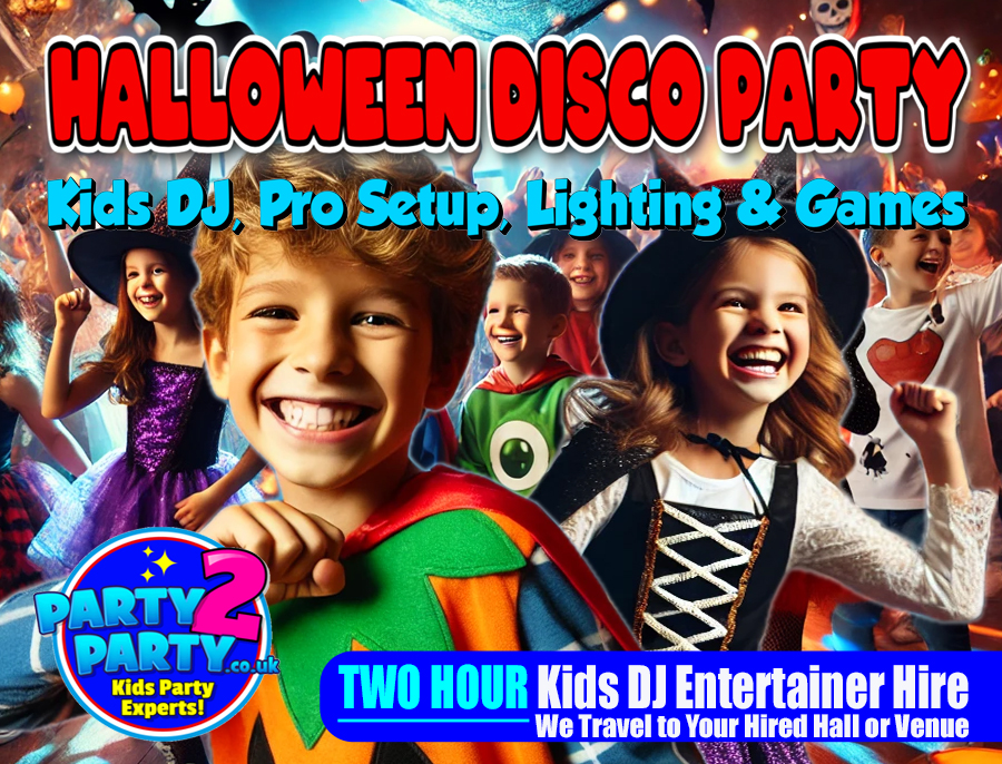 Kids Halloween Disco DJ Hire - Children's Disco & Entertainer Joey