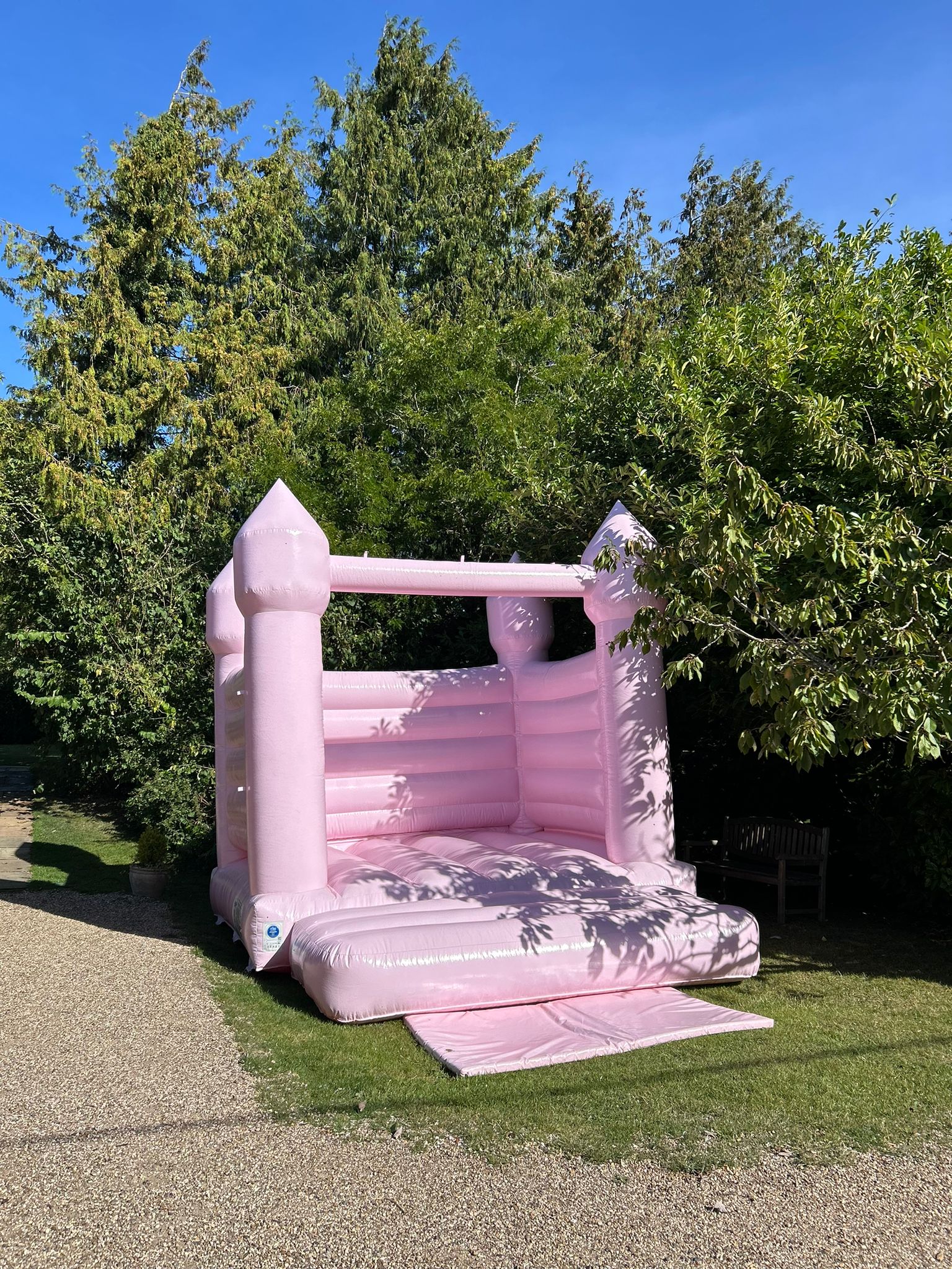Pastel Pink Bouncy Castle Hire Bexley, Bromley & Kent