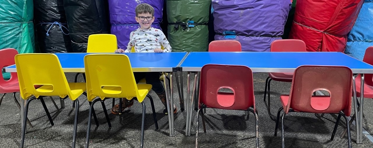 Table x 2 & Chairs x 10 for Children - Bouncy Castle Hire in Kent, East ...