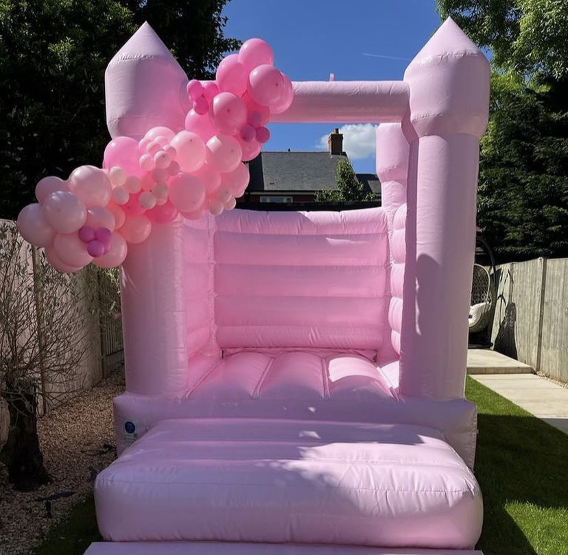 Pastel Pink Bouncy Castles, Inflatables & Soft Play Hire | Kent