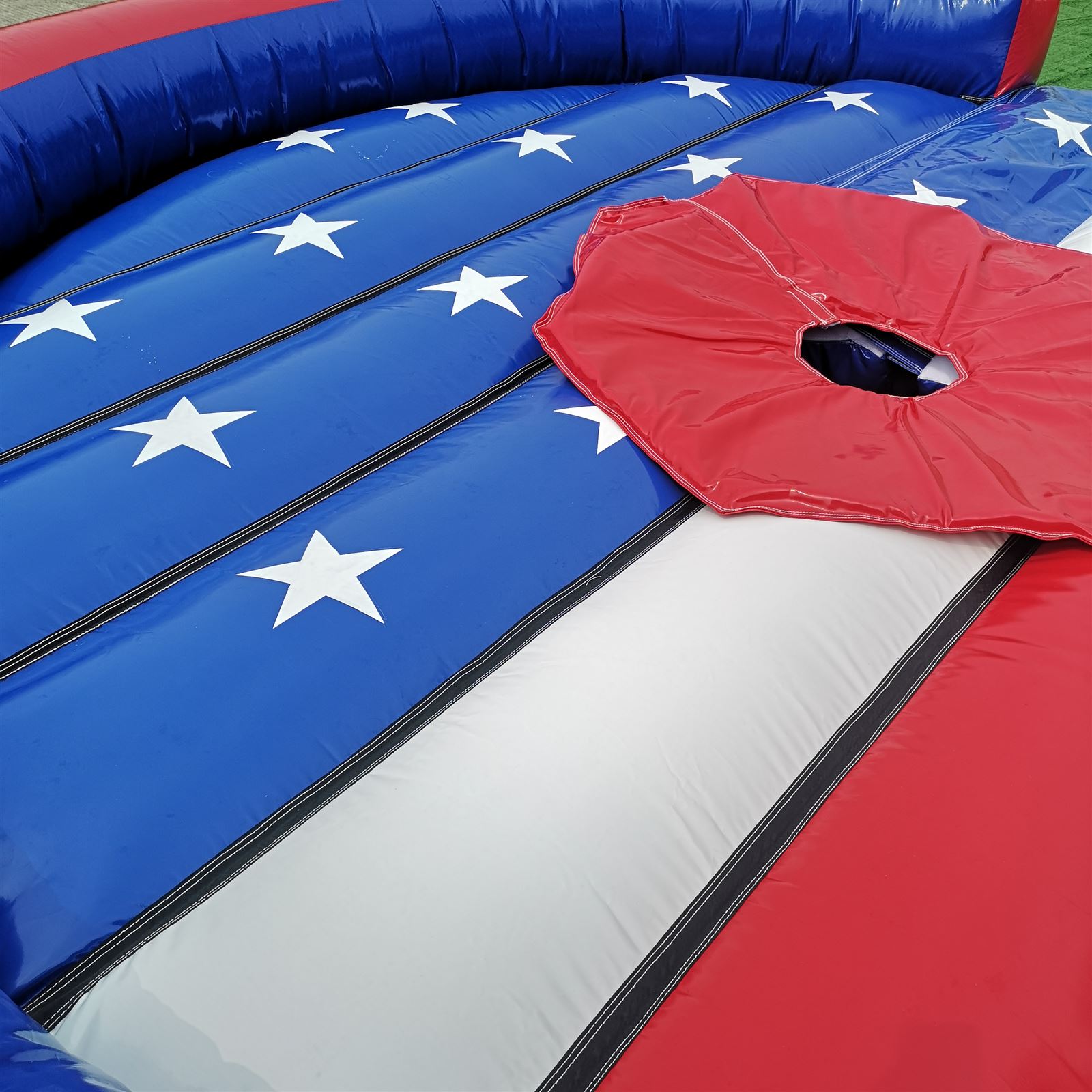 BBOL-113 - 15x15x2.5ft - Bull bed - (Red & Blue Stars & Stripes) - Fits ...