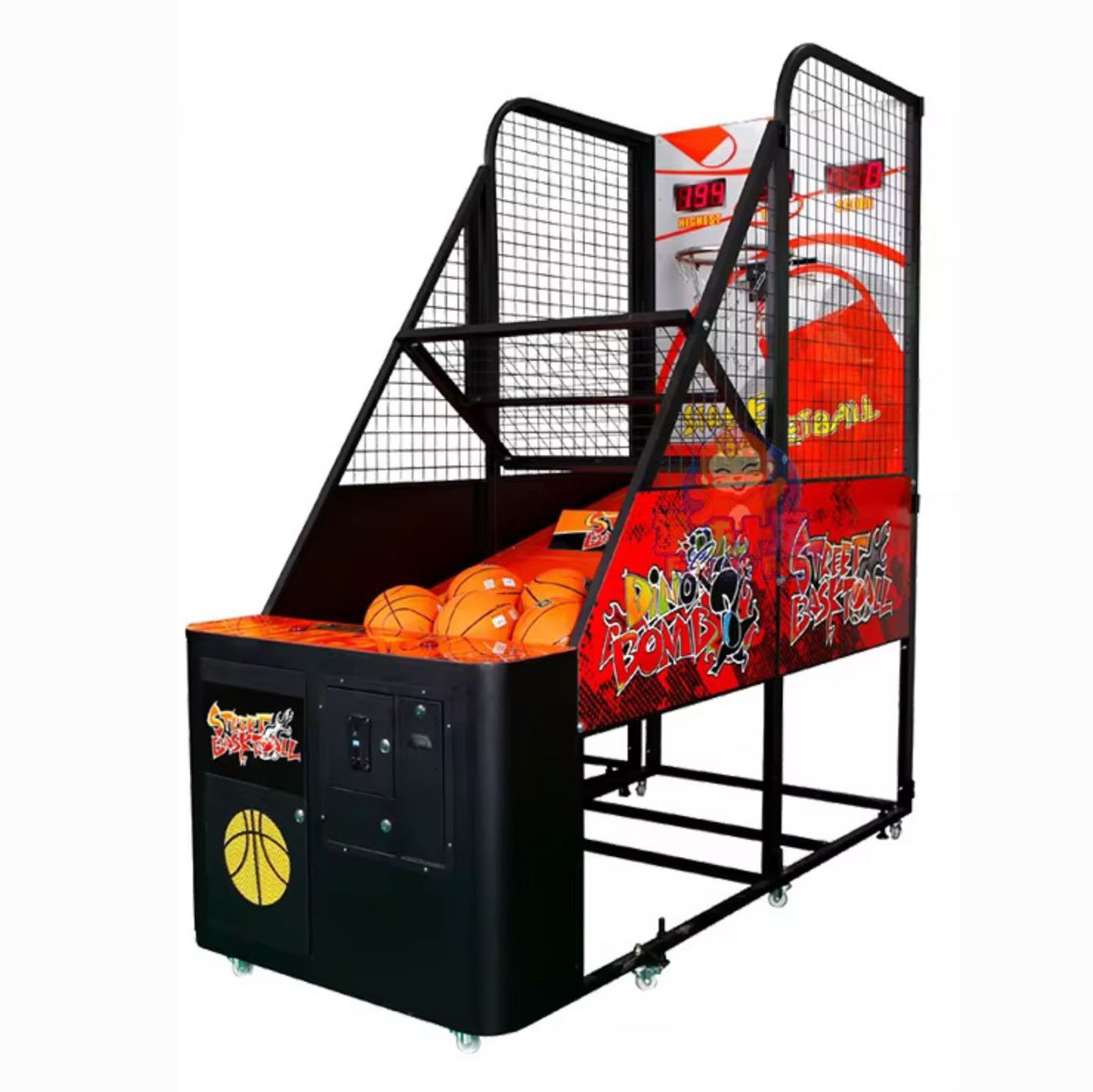 Electronic Amusement Arcade Basketball Hire - Inflatable, Bouncy Castle ...