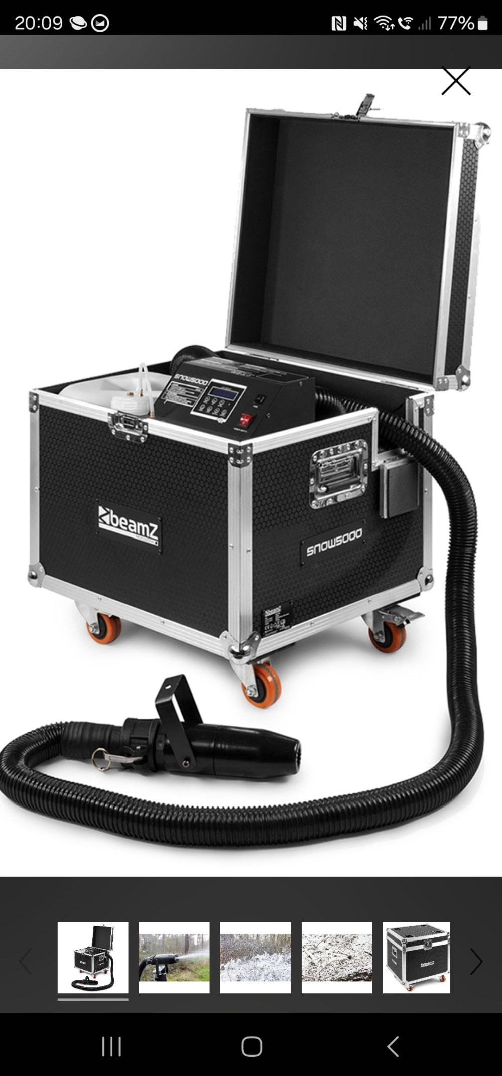 Snow Machine Hire