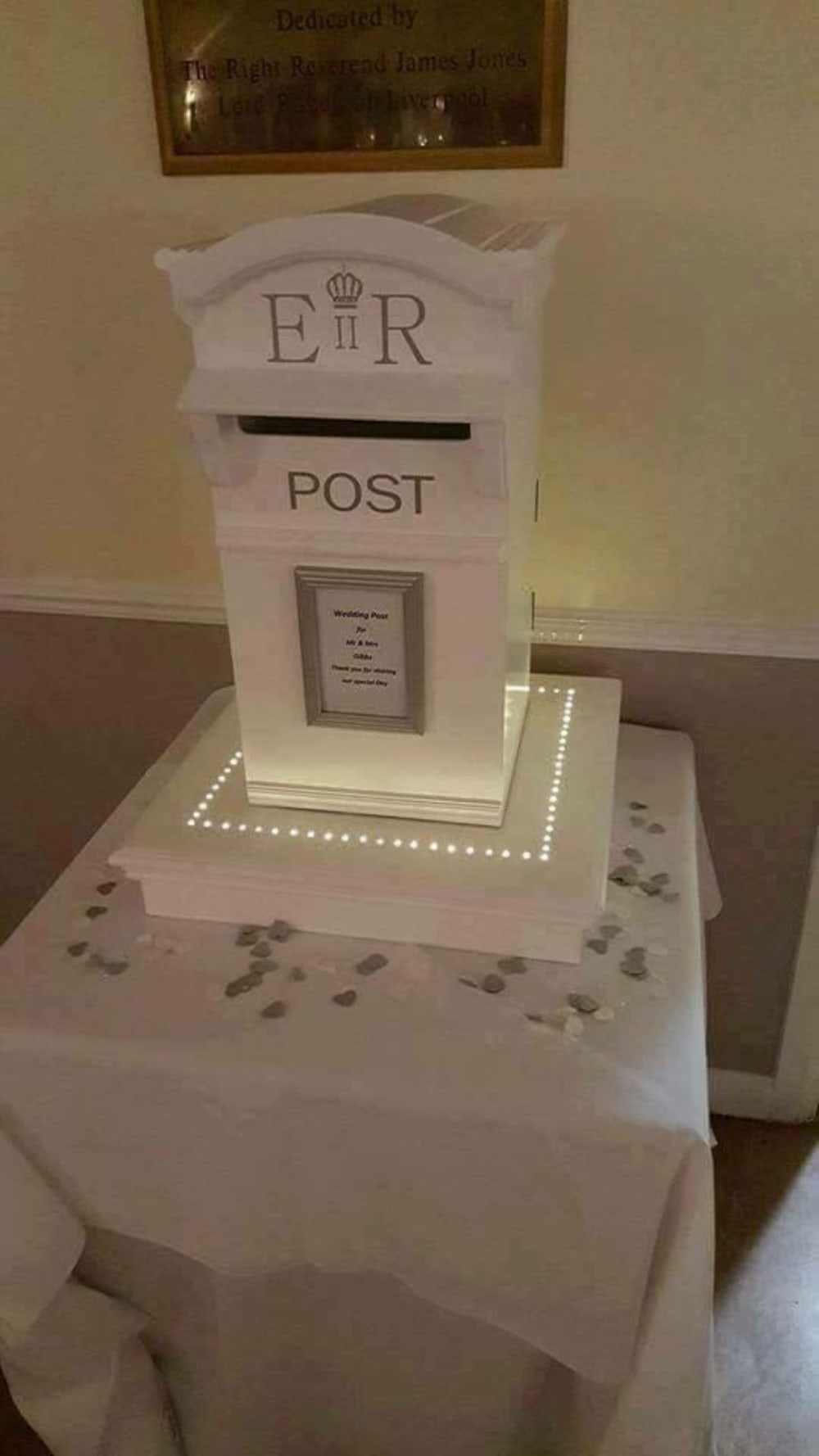 Wedding Post Box Bouncy Castle Hire in Crewe Nantwich Stoke on trent Cheshire Staffordshire Rubberlegs Bouncy Castles