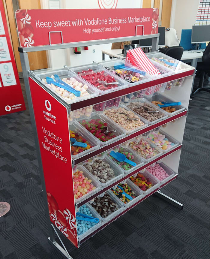 Pick n Mix Stand for Exhibition Stands - Exhibition Stand Games Hire in ...