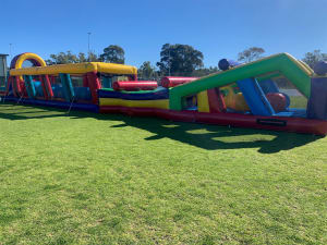 Obstacle Courses - Bouncy Castle Hire in Wangara WA | Perth Amusement ...