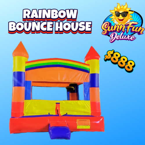 Rainbow Bounce House (BH13-RF) - Inflatables Sales in USA | SunnFun ...