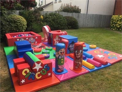 Clown Circus Themed Soft Play Hire - Mobile Soft Play Hire London in ...