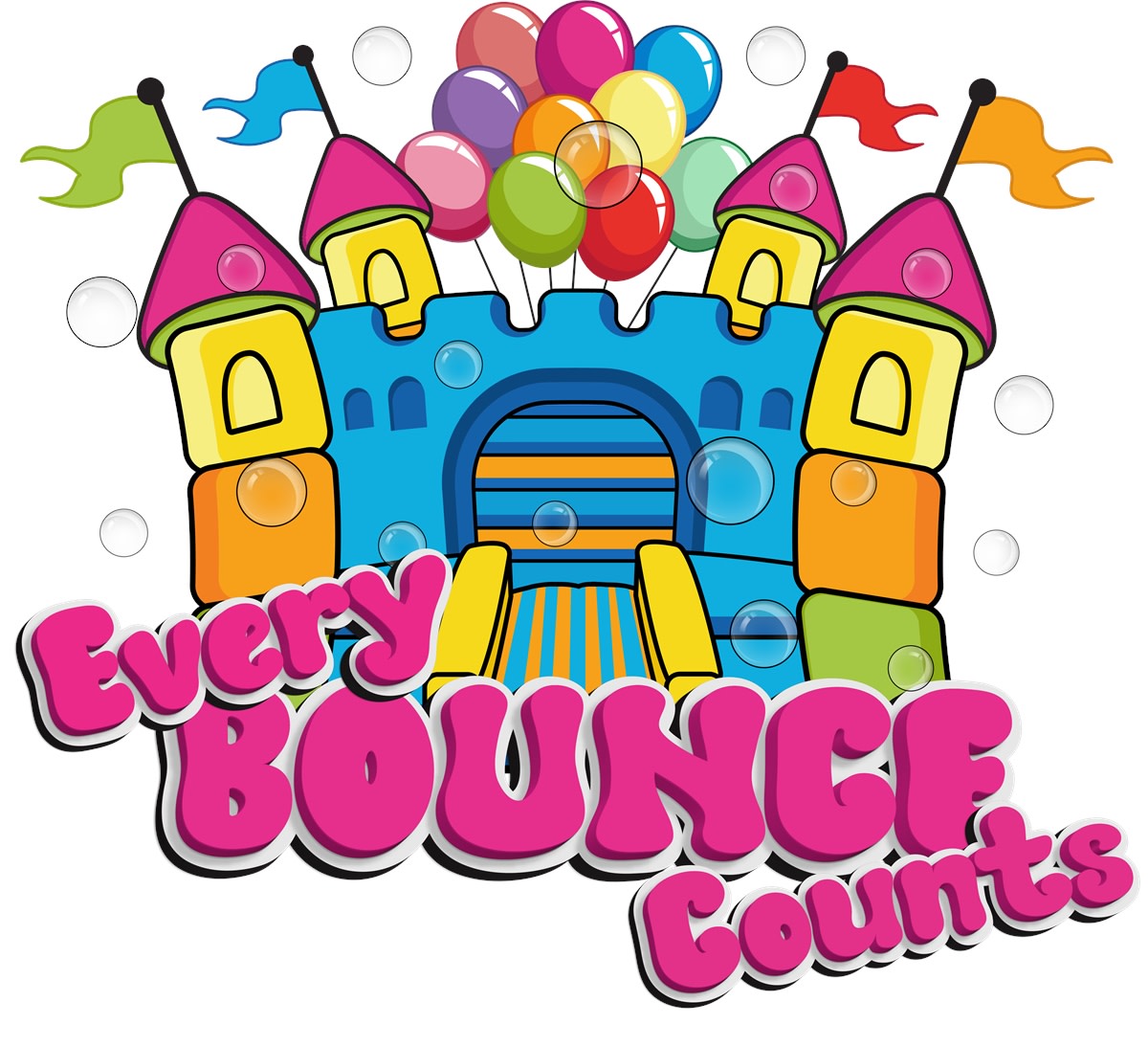 63ft Green & Blue Obstacle Course - Hire in Slough | Every Bounce Counts