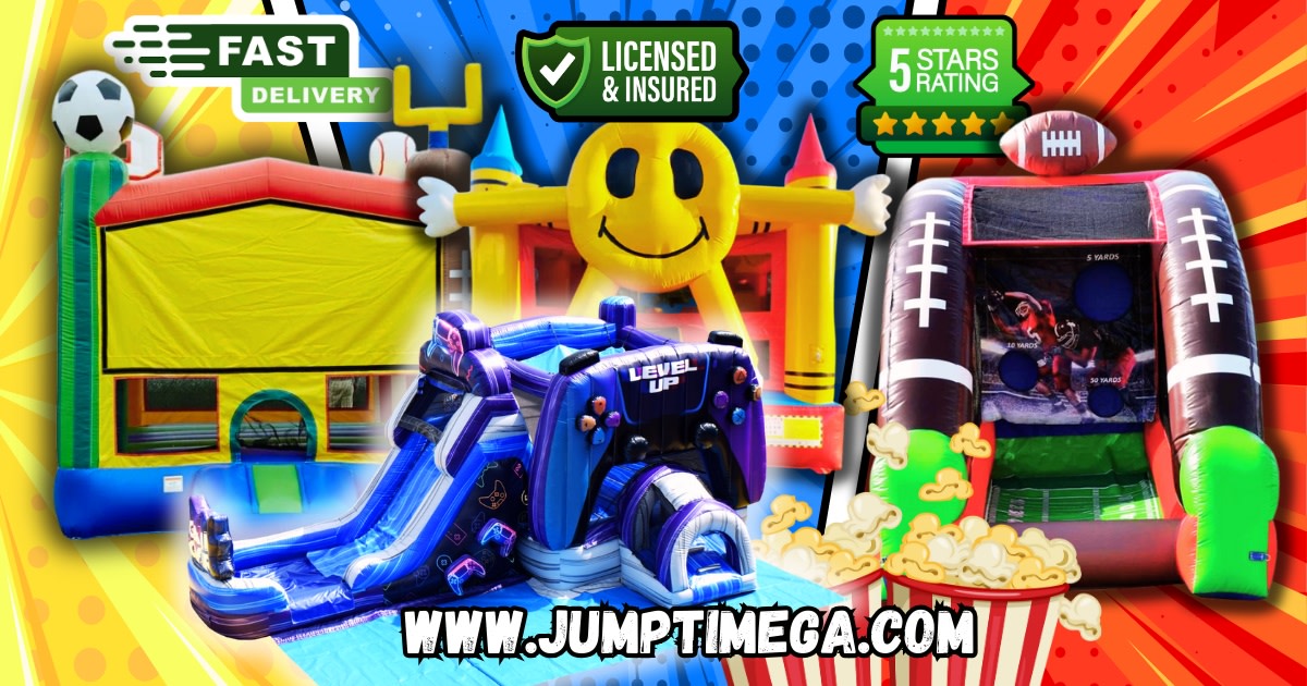 Inflatable Game Rentals in Atlanta | Football Toss, Basketball Free Th