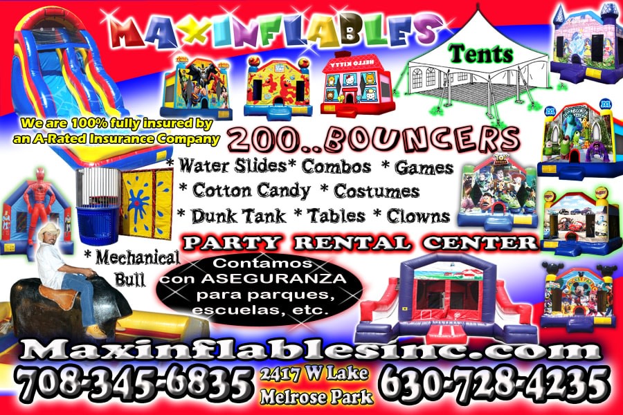 Max Inflatables | Bounce Houses & Party Rentals | Melrose Park