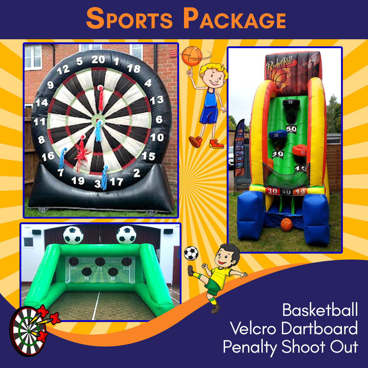 Sports Package - Inflatable, Bouncy Castle, Entertainment & Party Hire ...
